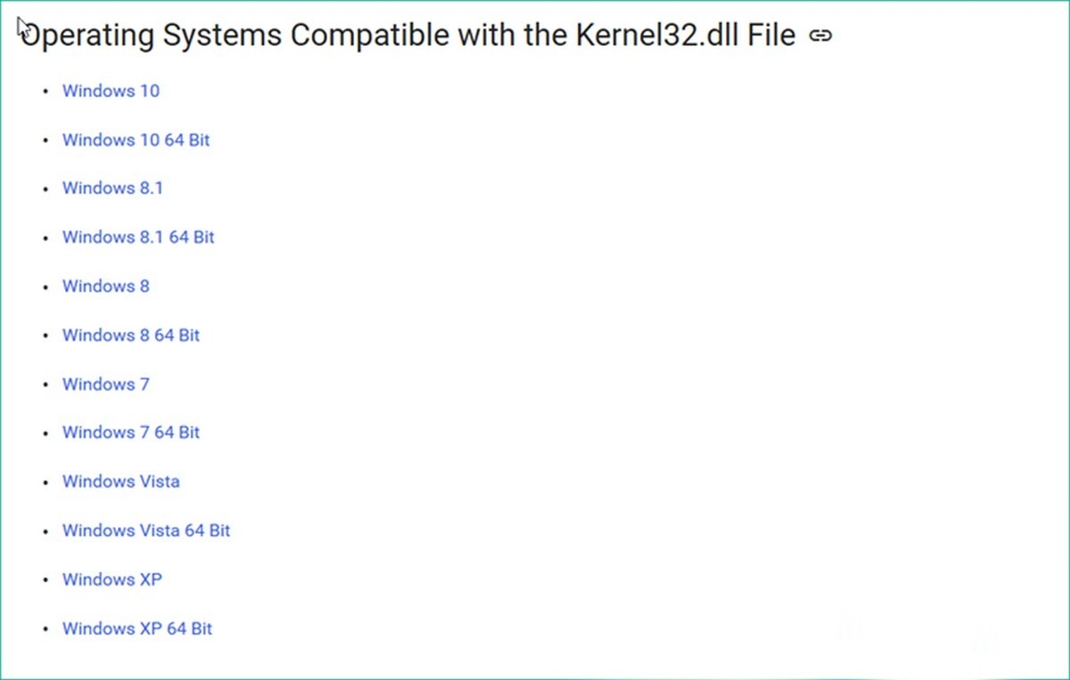 Lỗi kernel32.dll là lỗi gì? Cách xử lý đơn giản mà hiệu quả